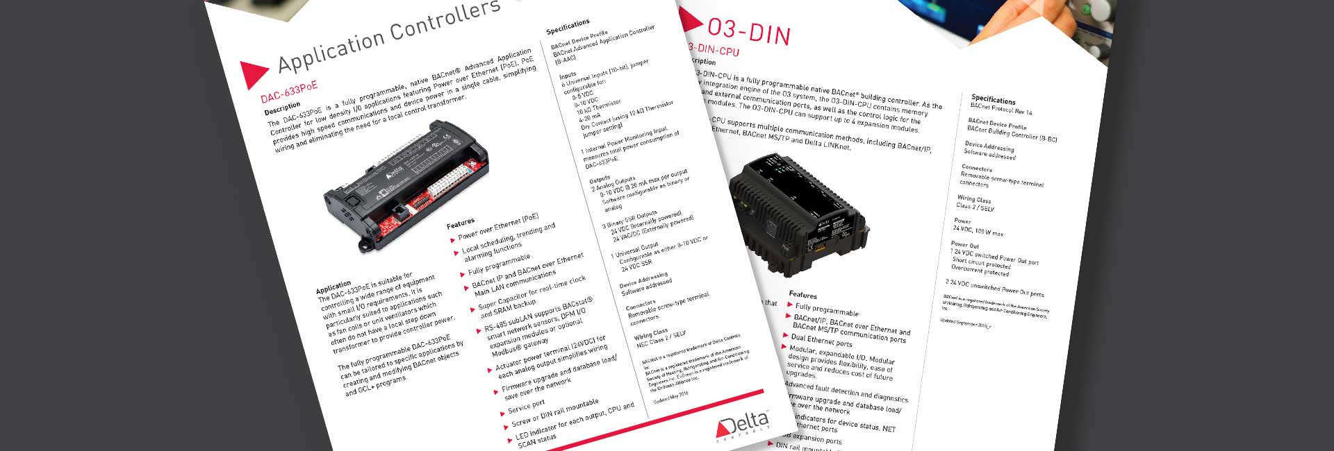 Product Specs | Delta Controls