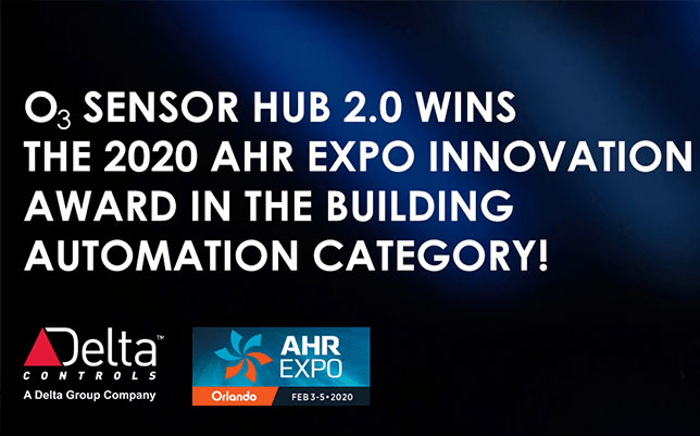 Delta Controls Wins AHR Expo Innovation Award in Building Automation for O3 Sensor Hub 2.0 ...